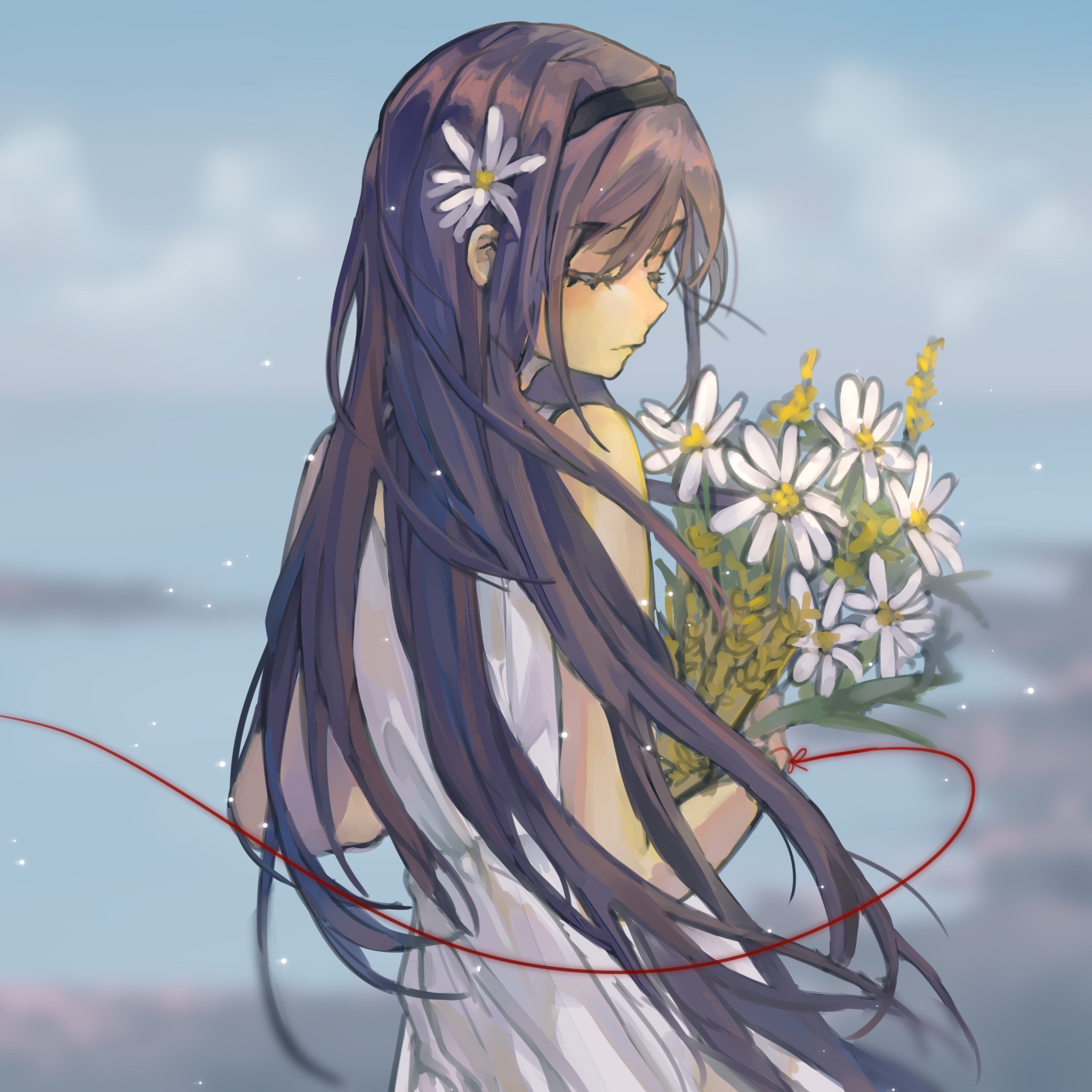 Safebooru - 1girl akemi homura alternate costume bare arms bare ...