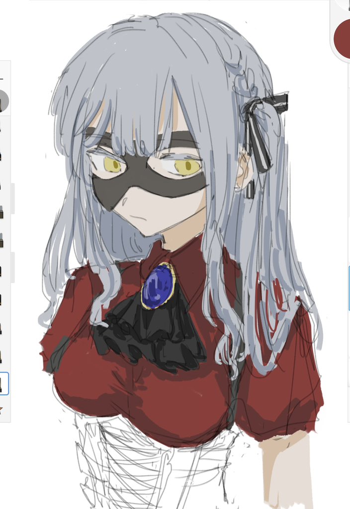 Safebooru - 1girl art program in frame ascot bang dream! bang dream! it's mygo!!!!! black ascot ...