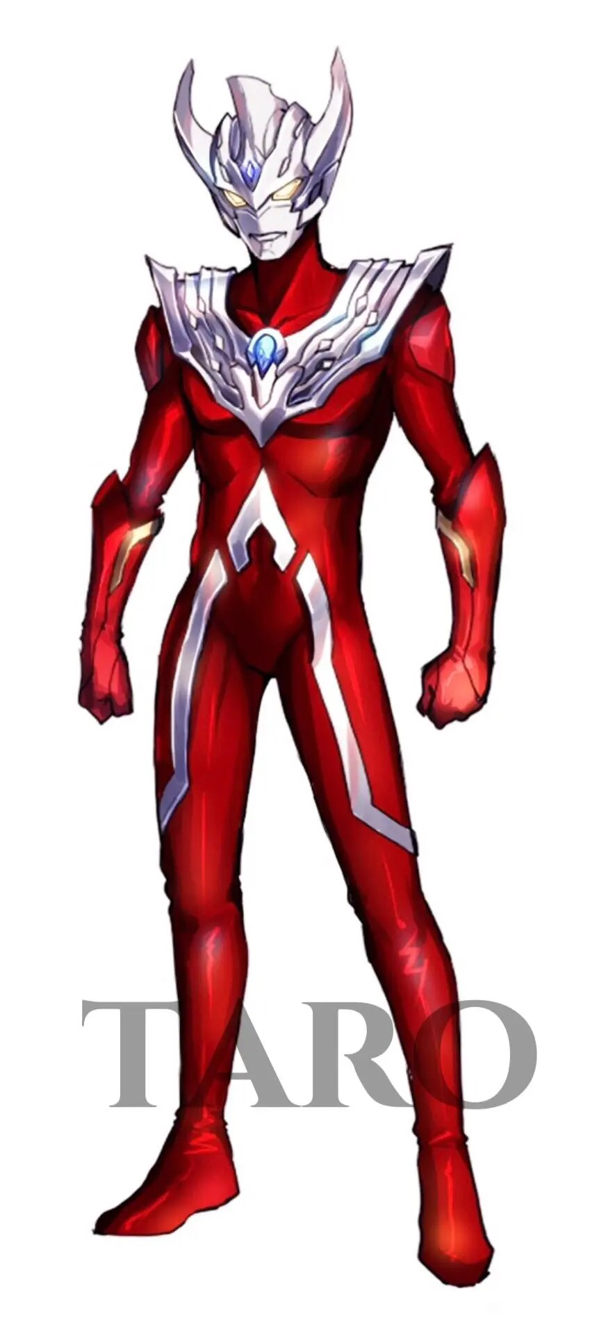 Safebooru - 1boy alien bodysuit clenched hands color timer dorsal fin ...