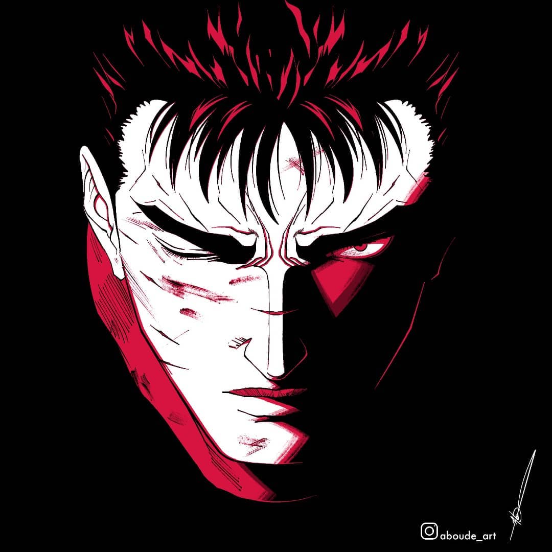 Safebooru - 1boy aboude art alternate eye color artist name berserk ...