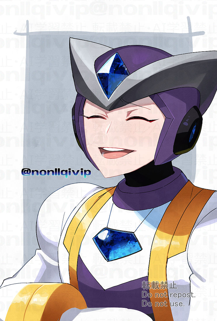 Safebooru - 1boy armor chest jewel closed eyes coat forehead jewel gate ...