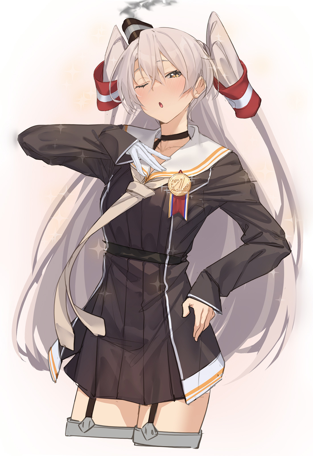 Safebooru - 1girl amatsukaze (kancolle) amatsukaze kai ni (kancolle) artist request black choker ...