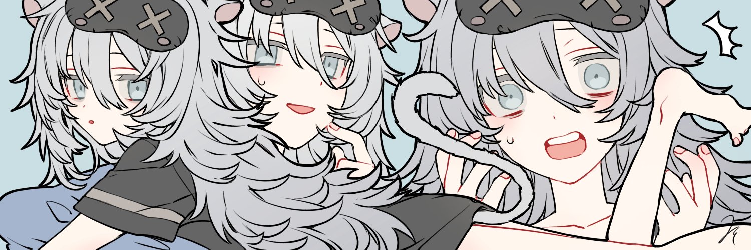 Safebooru - 1girl animal ears barefoot clauvio (vtuber) grey hair indie ...