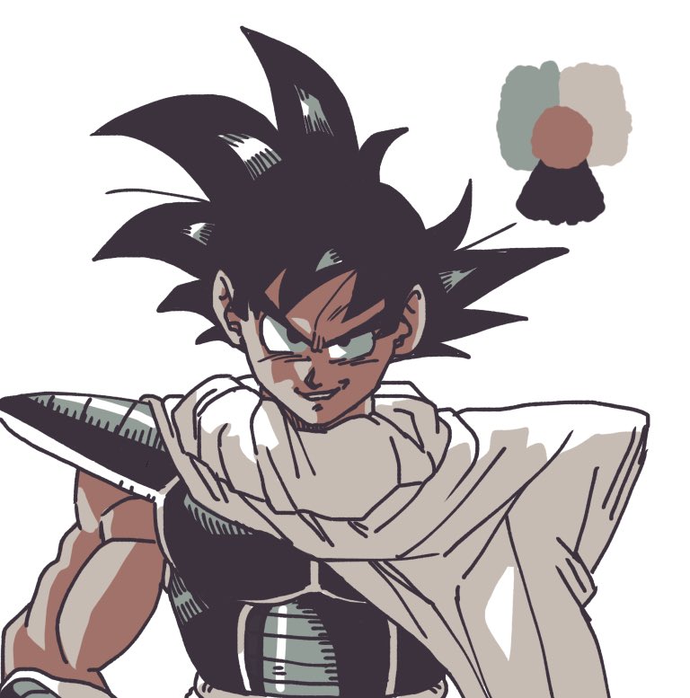 Safebooru - 1boy black hair cape color guide commentary request dragon ...