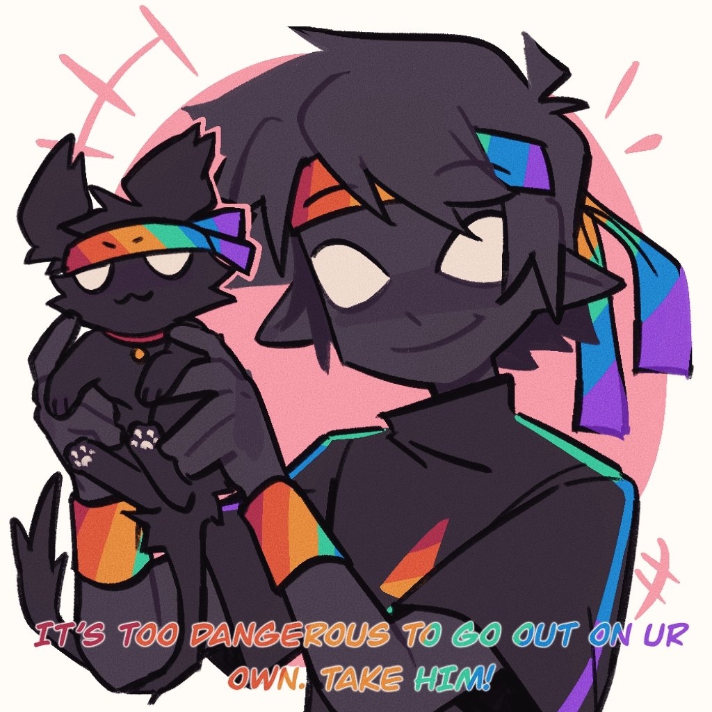 Safebooru - 1boy abstract background animal animalization black hair black skin cat chinese ...