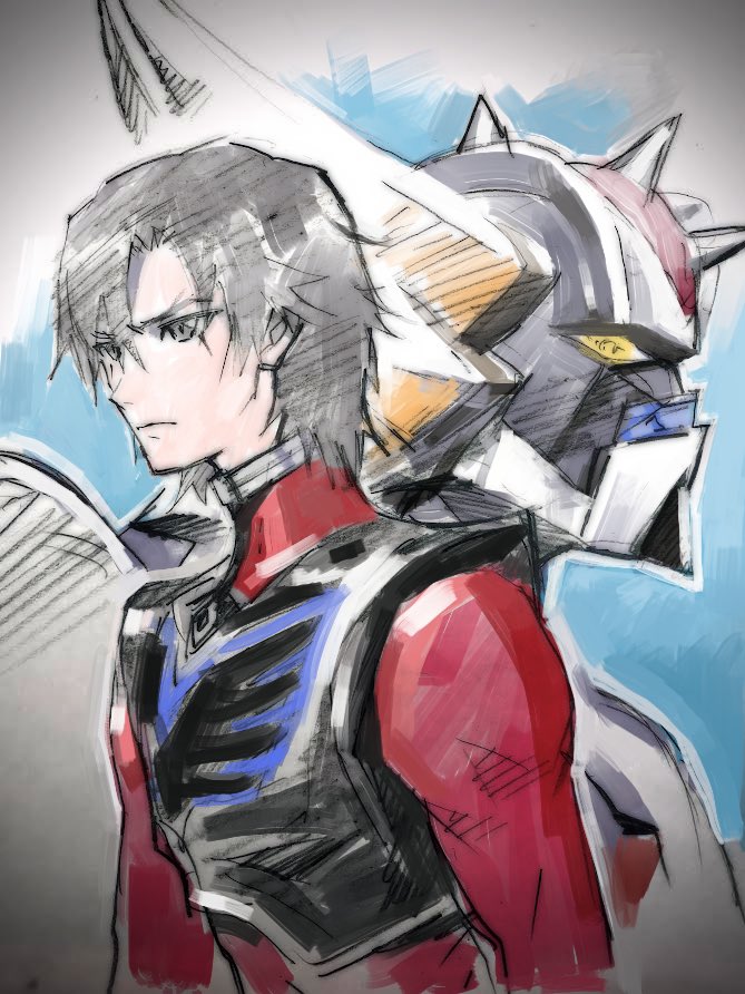 Safebooru - 1boy bodysuit brown hair duke fleed grendizer (grendizer u ...