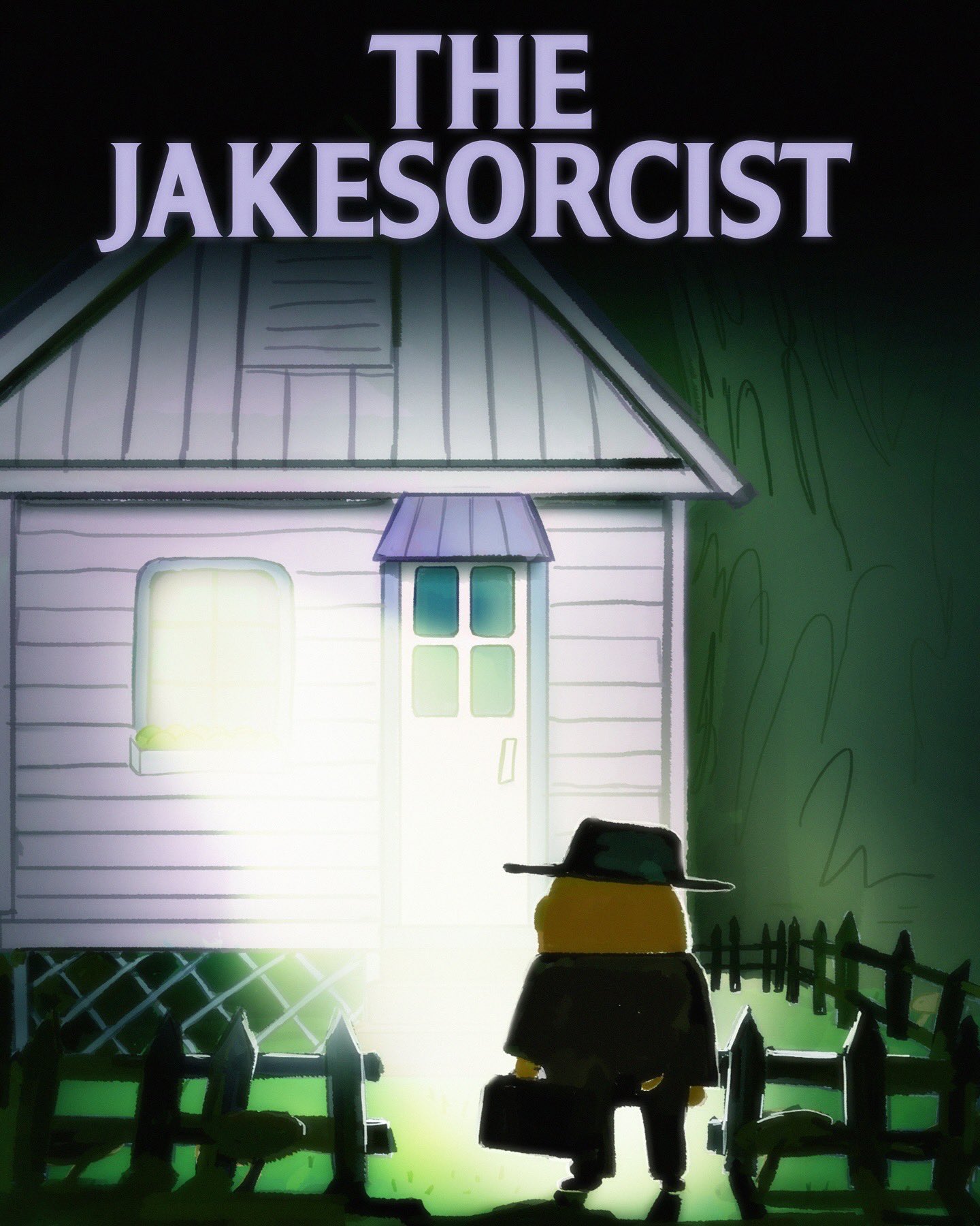 Safebooru - adventure time benadieshekiel fence hat highres house jake ...