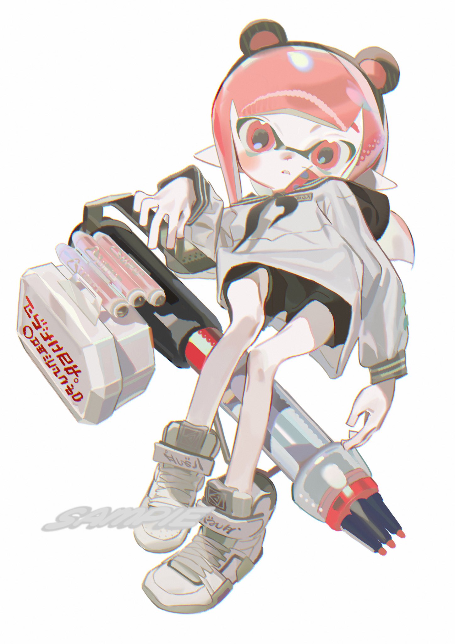 Safebooru - 1girl acuteghost animal ear hairband animal ears bear ear ...