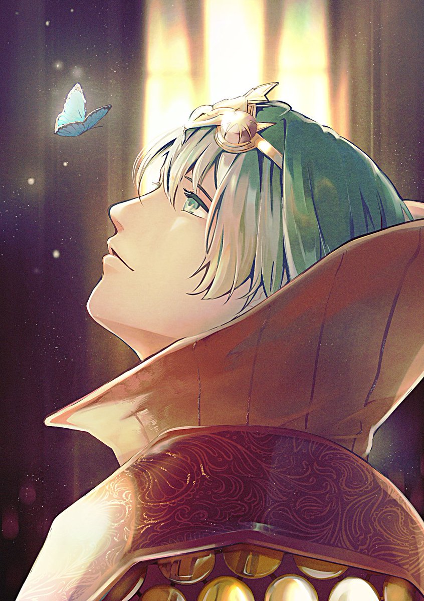 Safebooru - 1boy animal bug butterfly byleth (fire emblem) byleth (male ...