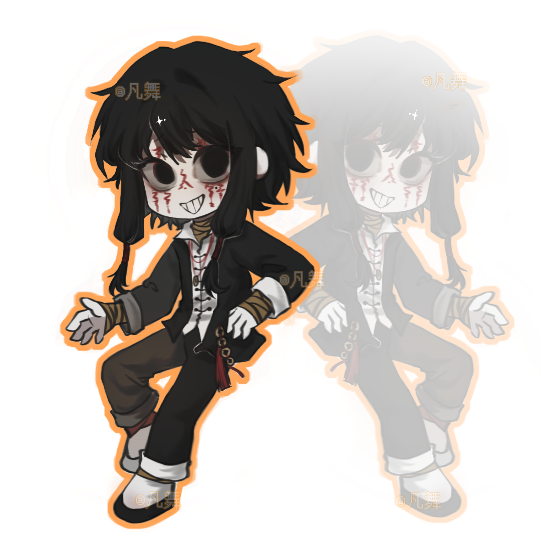 Safebooru - 1boy bandaged arm bandaged neck bandages black eyes black footwear black hair black ...