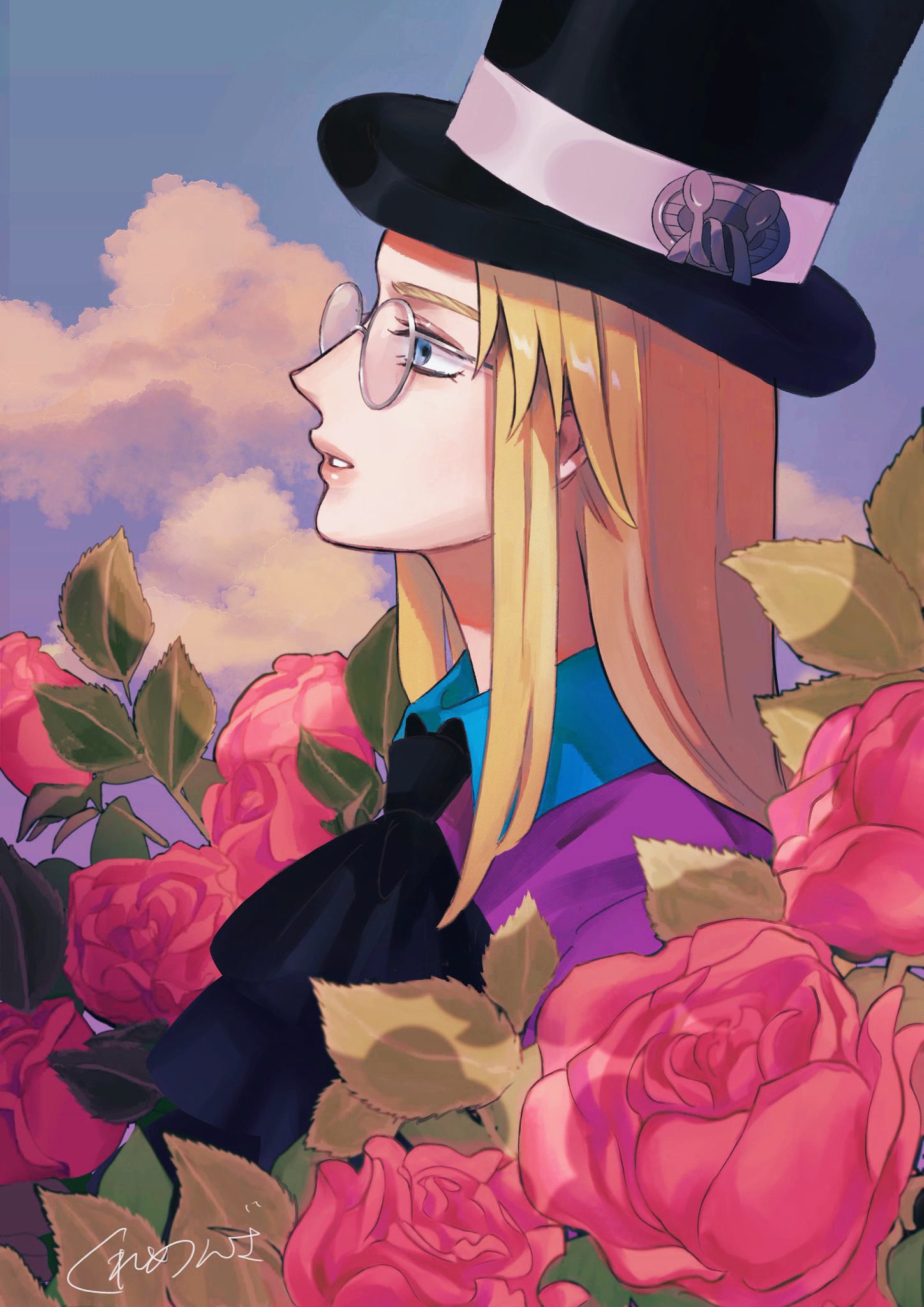 Safebooru - 1boy ascot avery (pokemon) bishounen black ascot blonde ...
