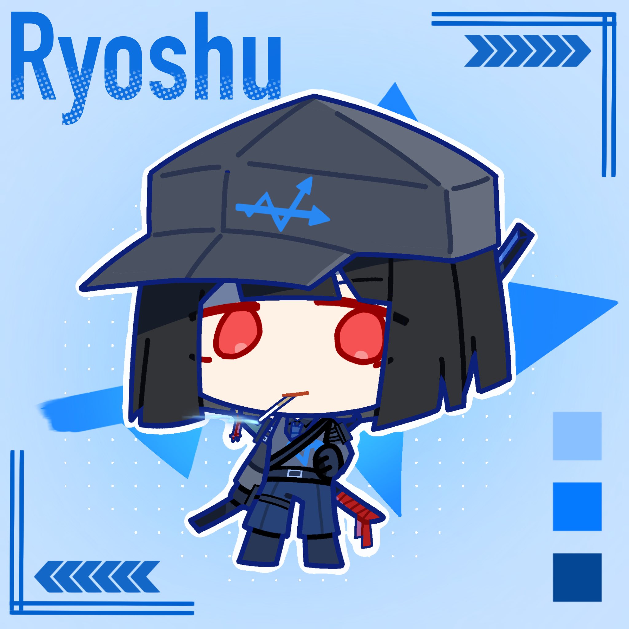 Safebooru - 1girl baseball cap black gloves black hair black hat black ...