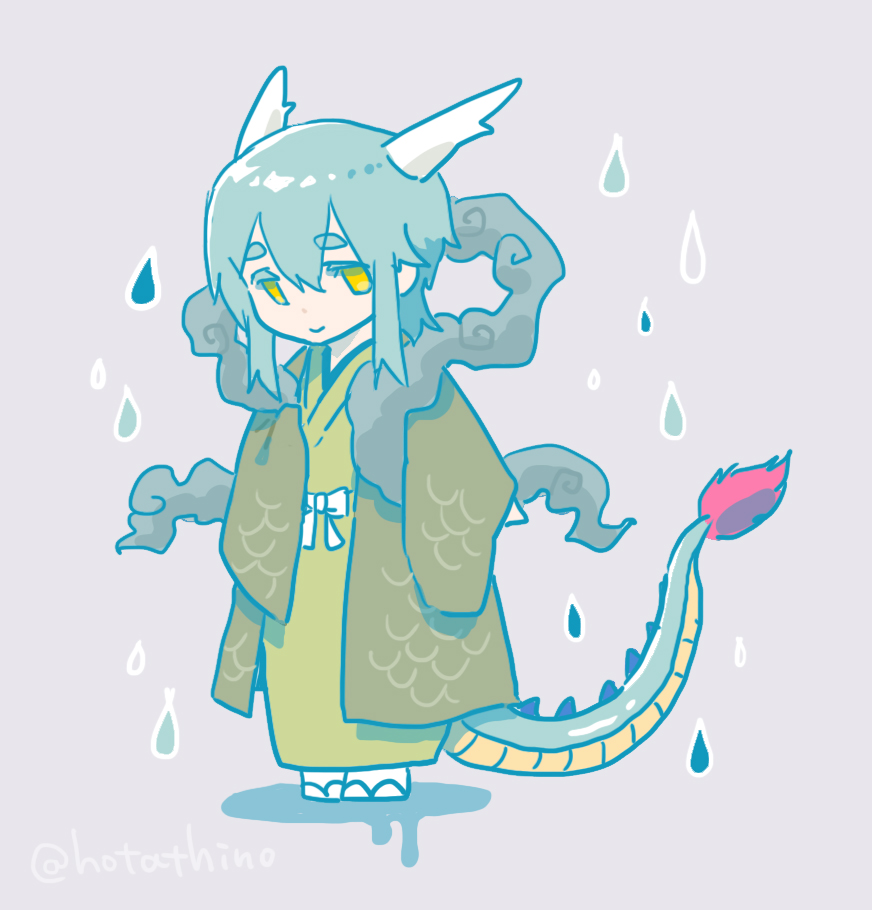 Safebooru - 1boy blue hair commentary request deformed dragon boy ...