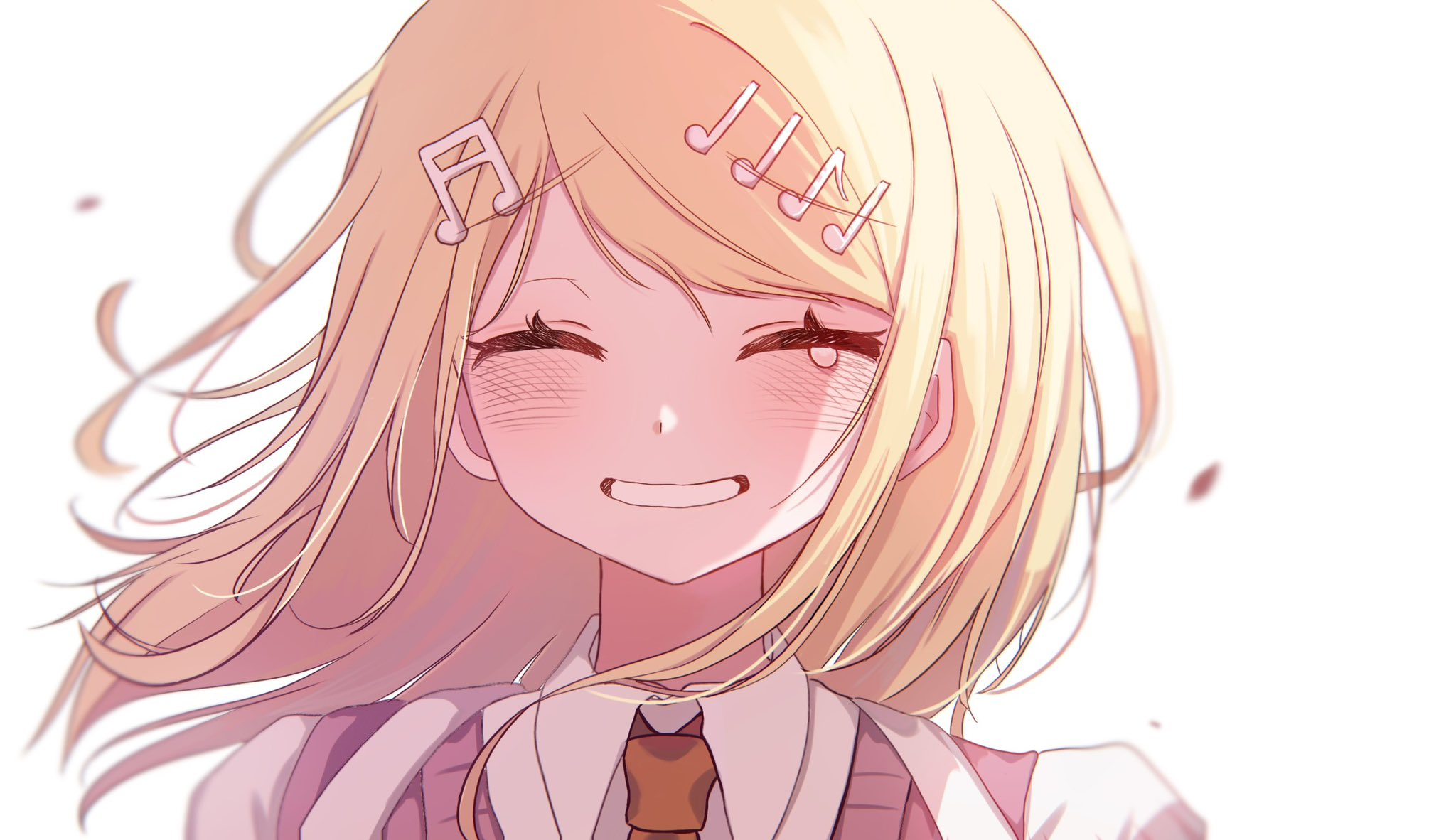 Safebooru - 1girl akamatsu kaede blurry blurry background blush check ...