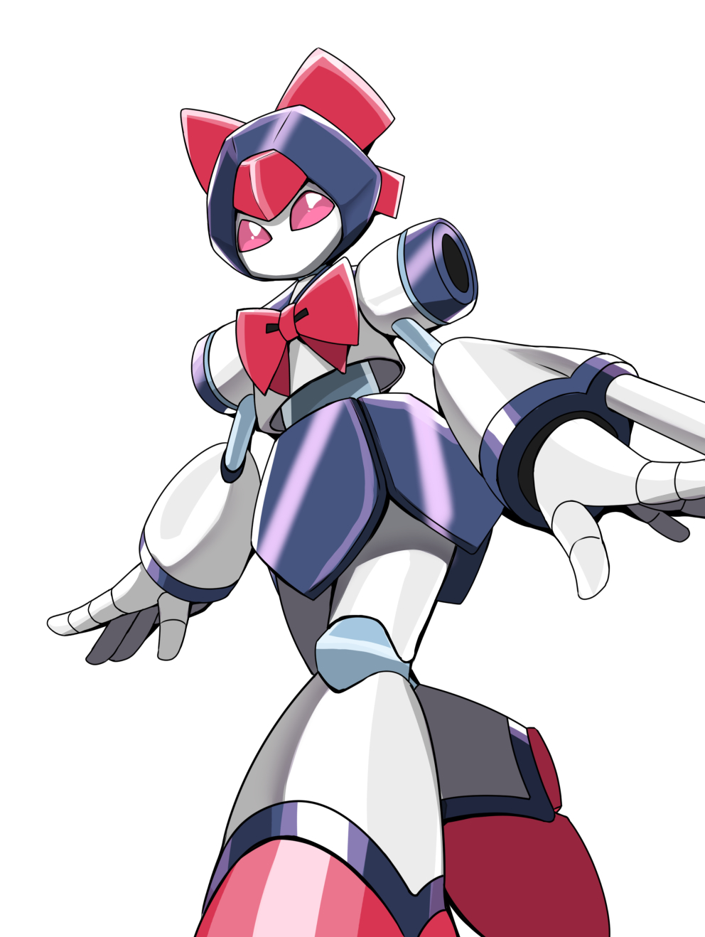 Safebooru - 1girl android arm mounted weapon brass (medarot) helmet ...