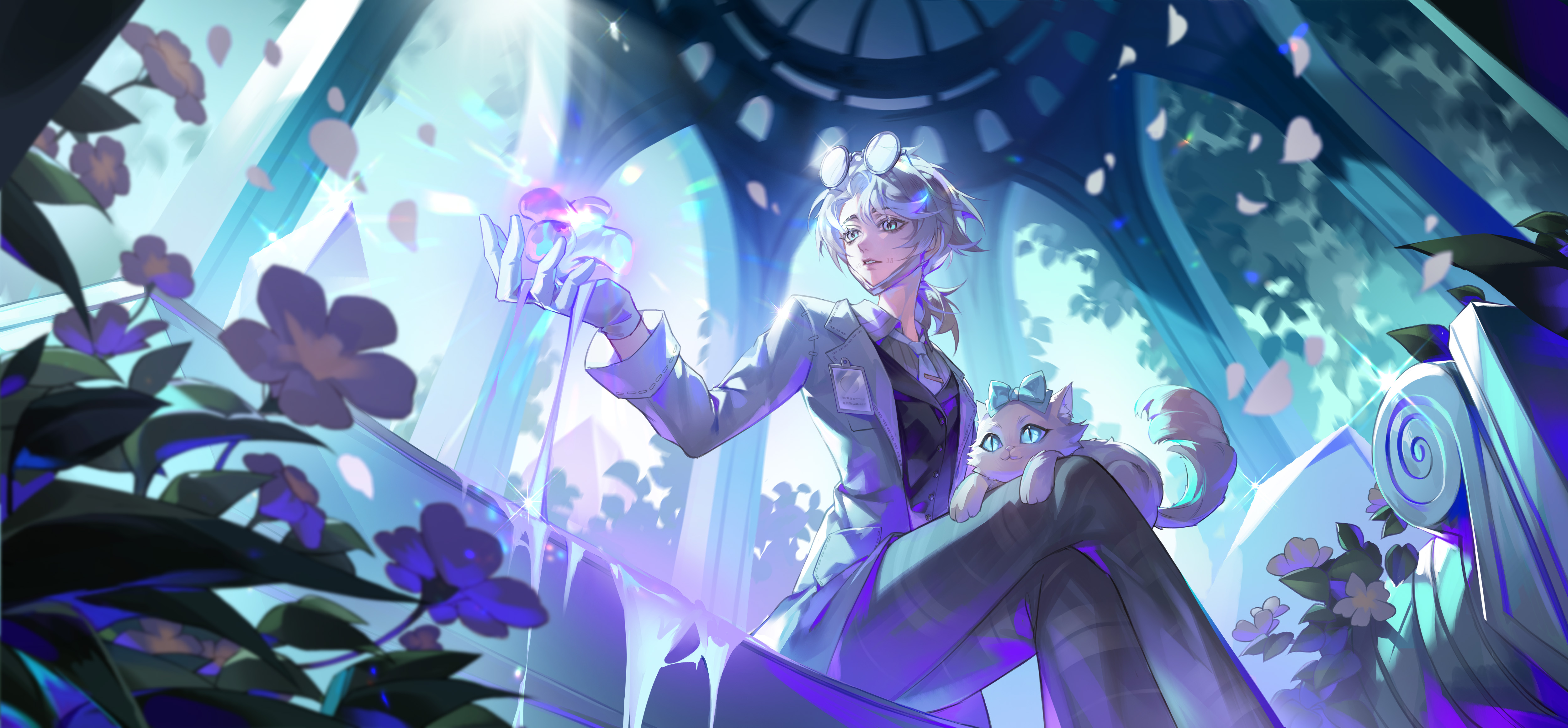 Safebooru - 1boy absurdres aesop carl aesop carl ("gatto") black vest ...