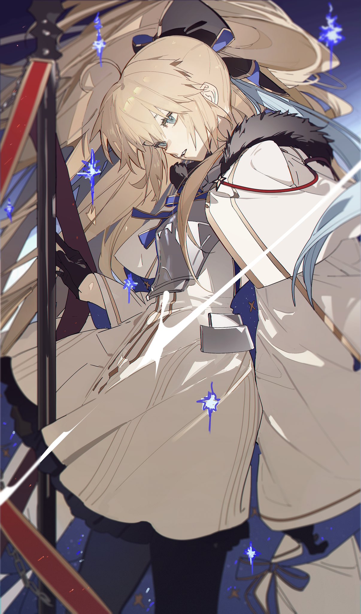 Safebooru - 1girl aesc (fate) aesc (savior) (fate) ahoge aqua eyes armor black gloves black ...