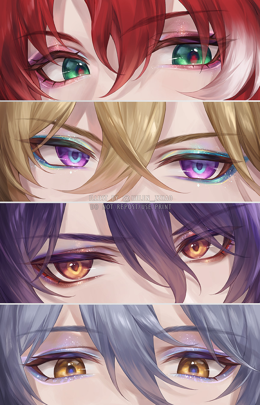 Safebooru - 4boys argenti (honkai: star rail) aventurine (honkai: star ...