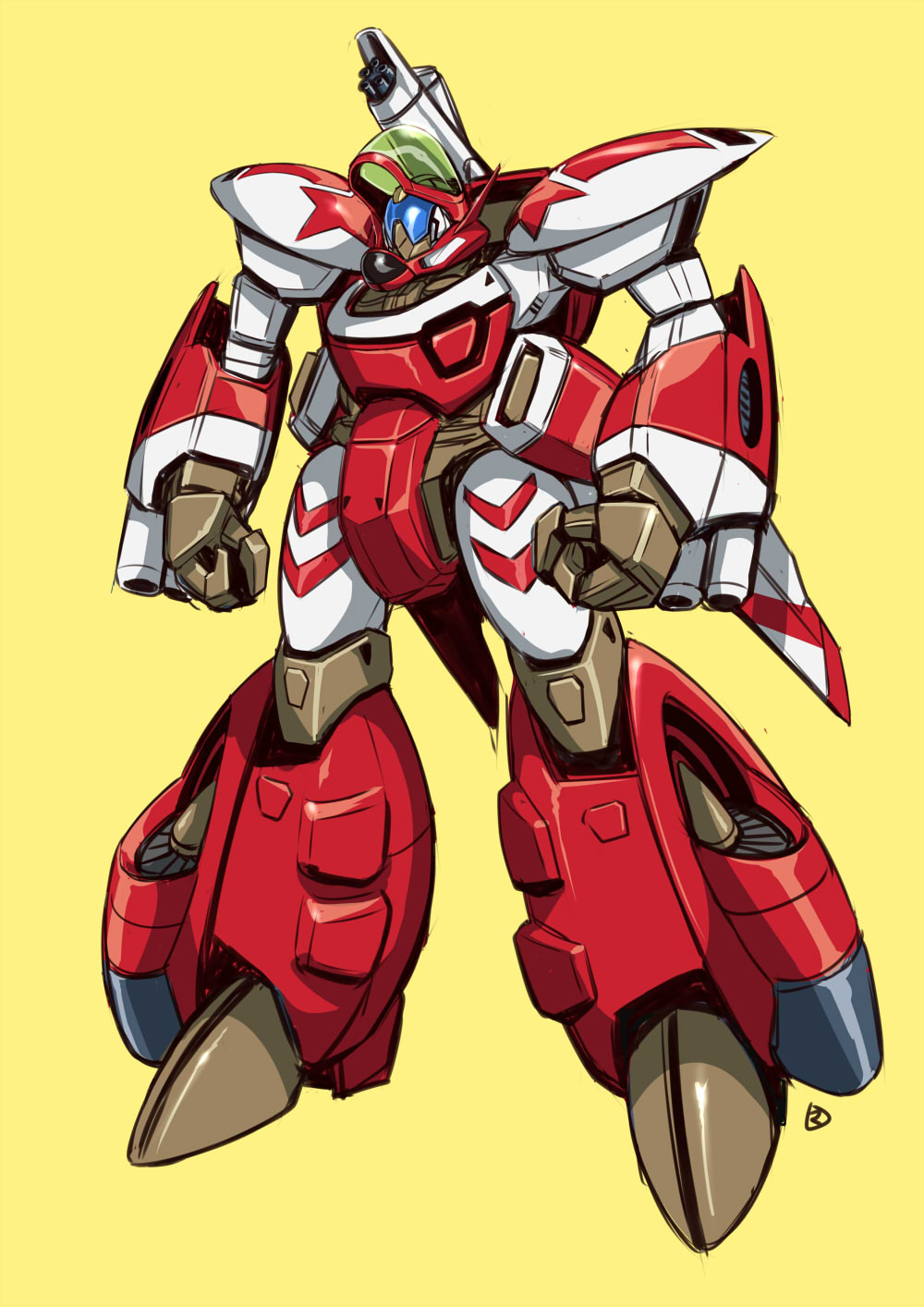 Safebooru - arm cannon choujikuu seiki orguss clenched hands commentary ...