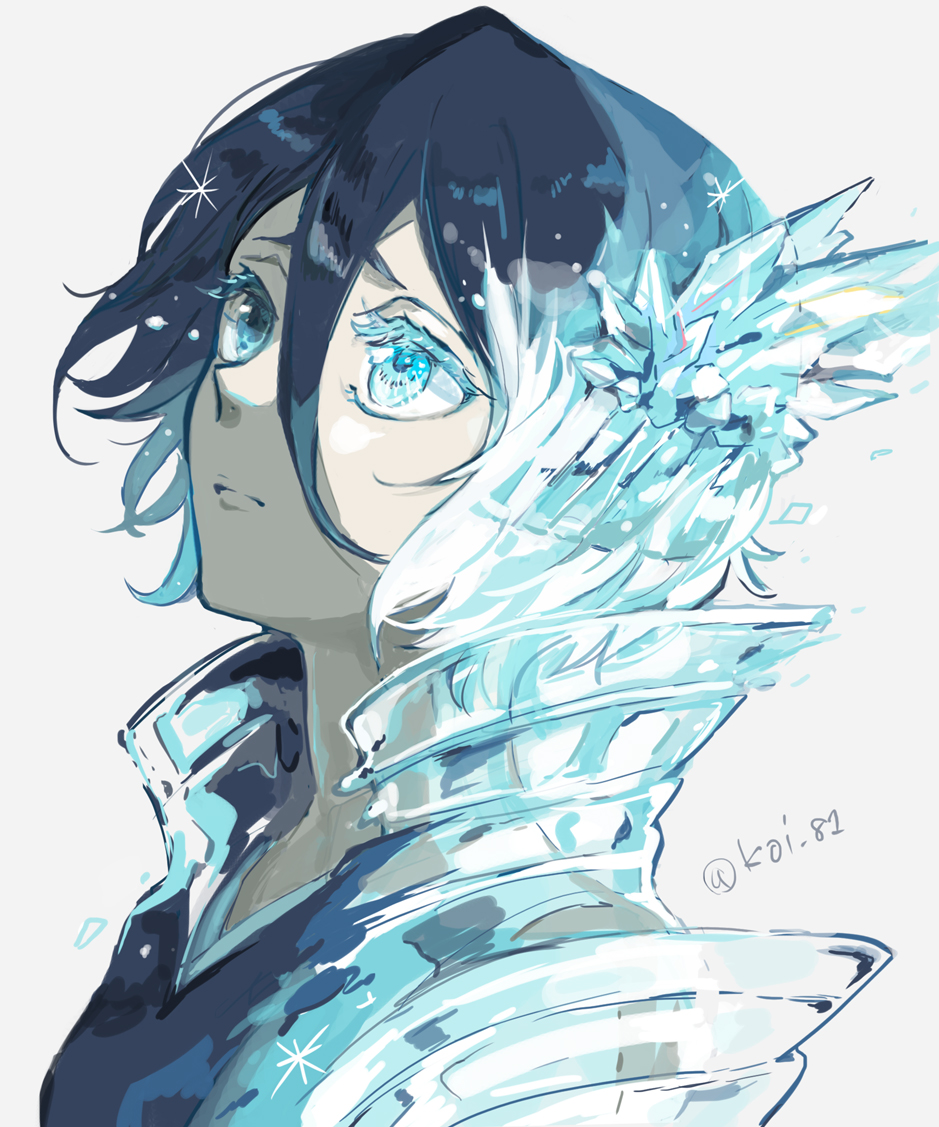 Safebooru - 1girl bankai black hair black kimono bleach bleach: sennen ...
