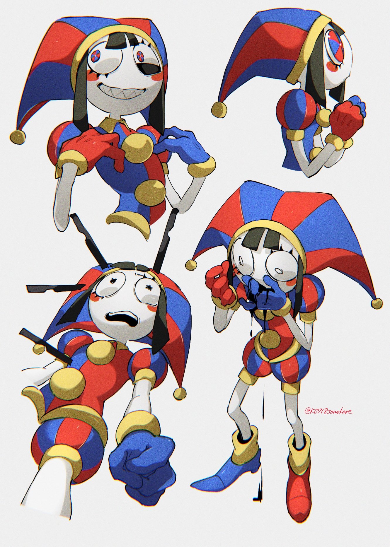 Safebooru - 1girl asymmetrical gloves desperation gloves hat hat bell ...