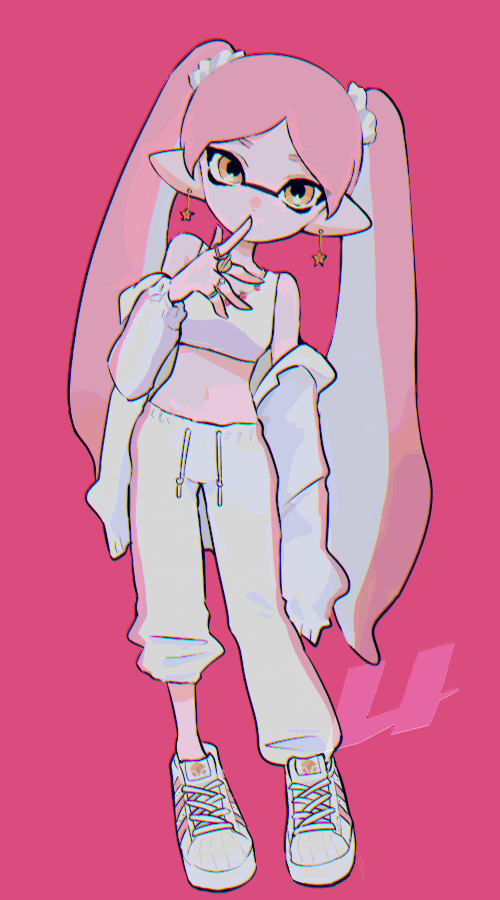 Safebooru - 1girl bare shoulders commentary earrings full body hair ...