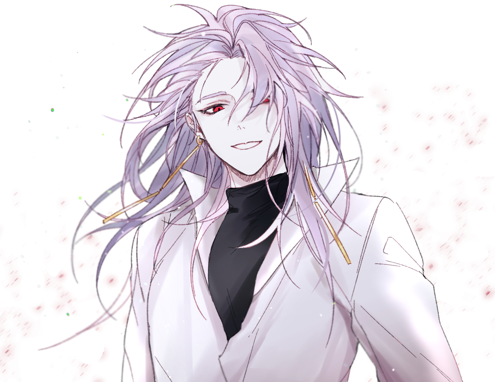 Safebooru - 1boy aji (sagi 45) alternate hair length alternate hairstyle black sweater ...