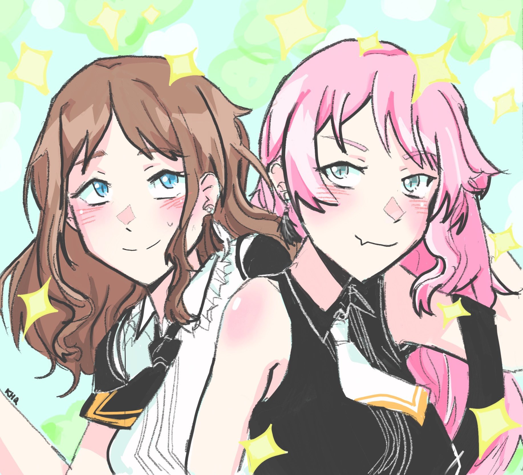 Safebooru - 2girls artist name bang dream! bang dream! it's mygo!!!!! black dress black necktie ...