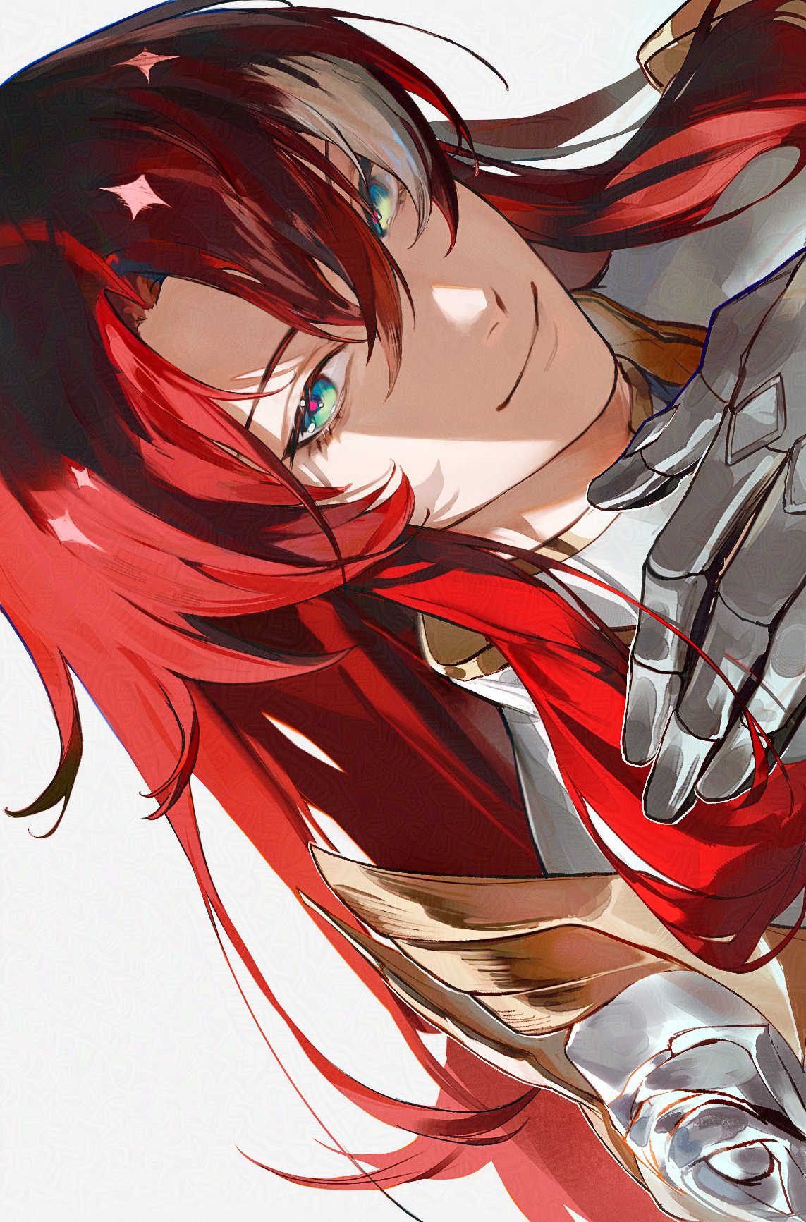 Safebooru - 1boy argenti (honkai: star rail) armor bishounen green eyes ...