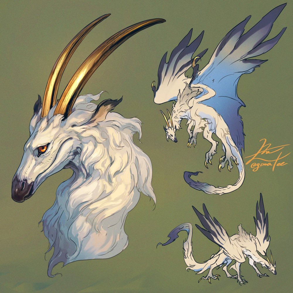 Safebooru - animal focus artist name chimera claws dragon full body ...