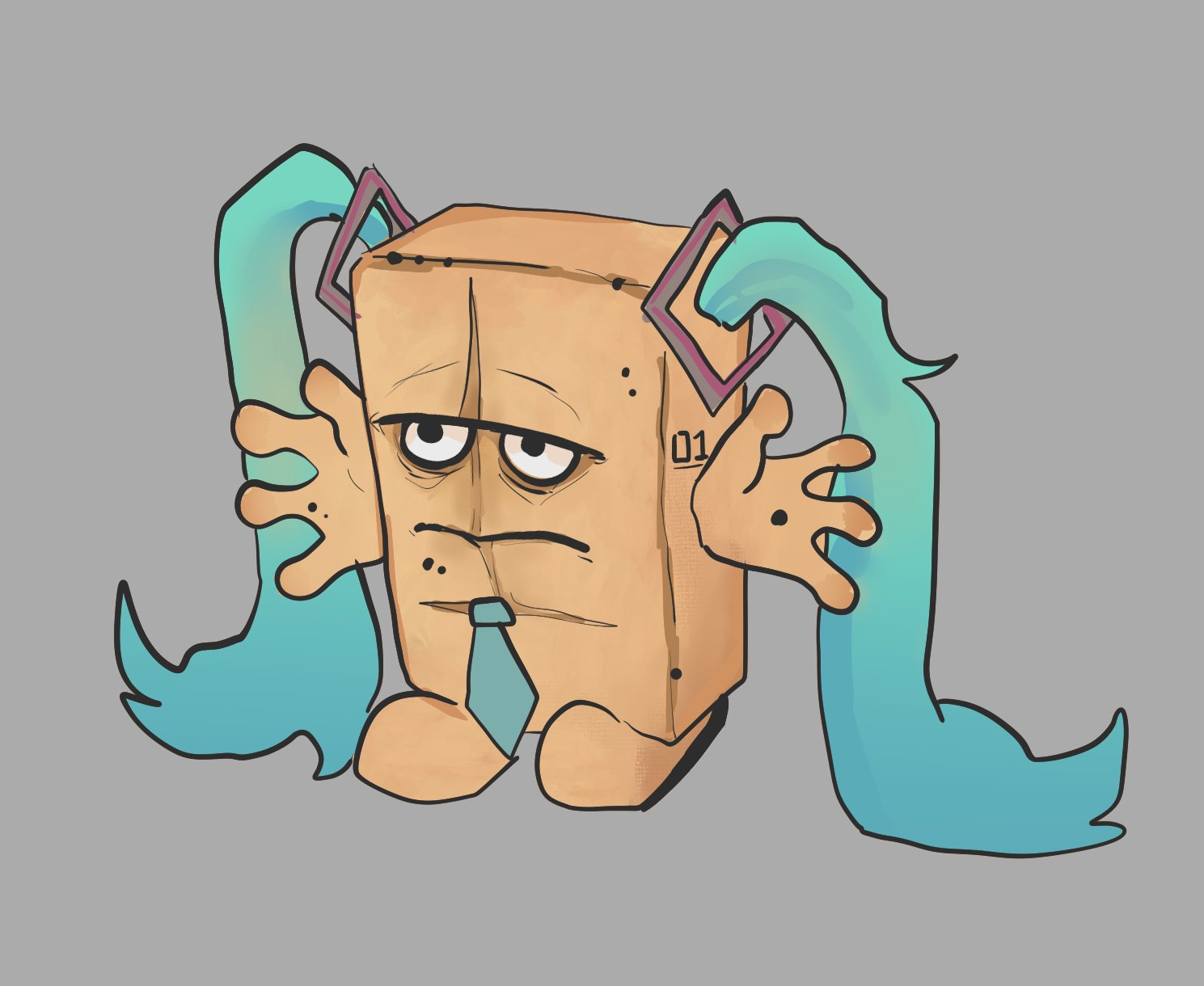 Safebooru - 1boy bernd das brot bernd das brot (series) bread cosplay ...