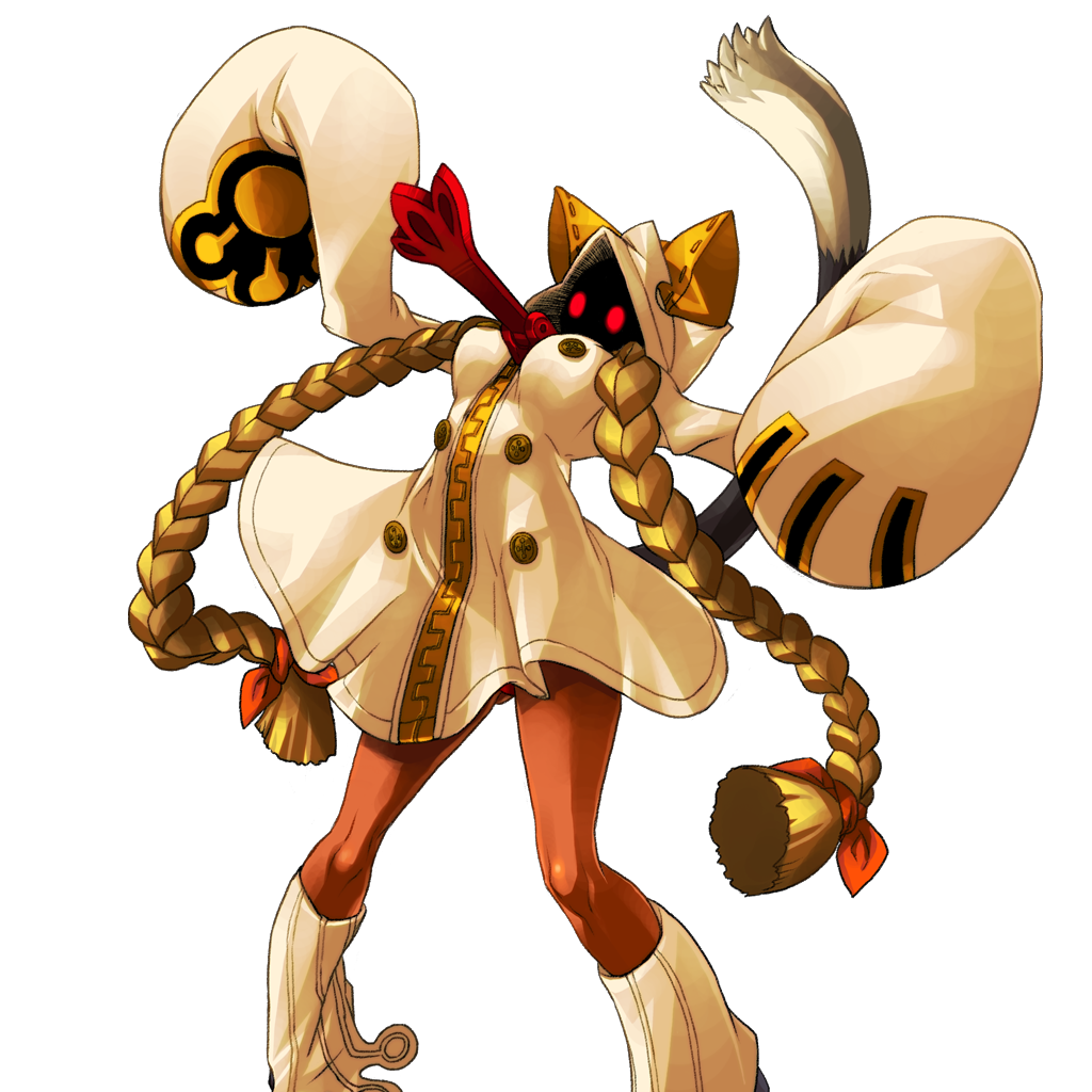 Safebooru - blazblue blonde hair braid breasts buttons cat ears cat ...