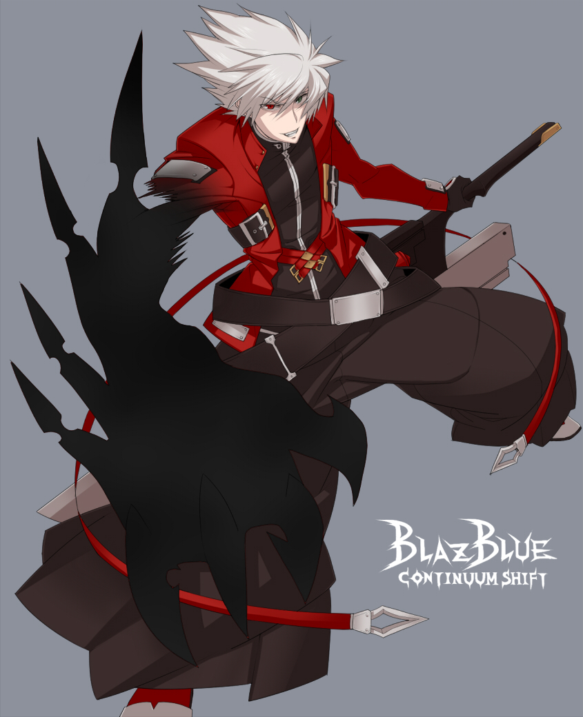 Safebooru - blazblue heterochromia kamirobo male ragna the bloodedge ...