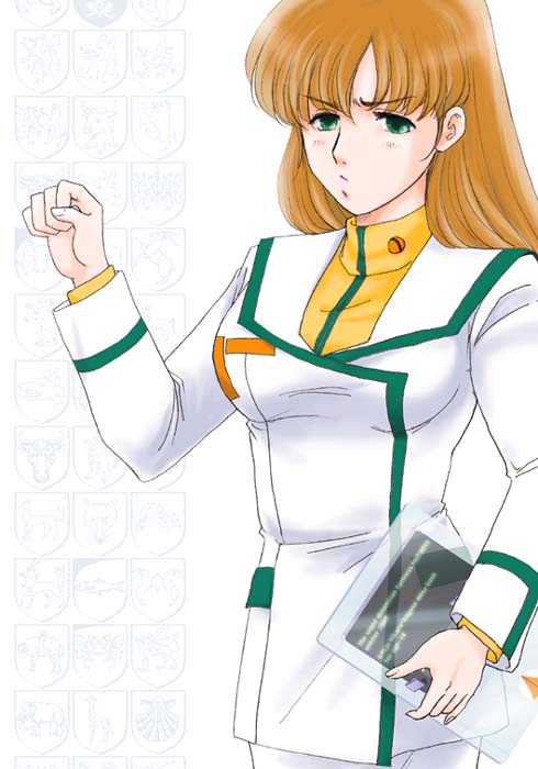 Safebooru - choujikuu yousai macross hayase misa ipad macross military ...