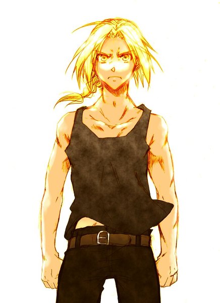 Safebooru - belt blonde hair braid edward elric fullmetal alchemist long hair pants ponytail ...