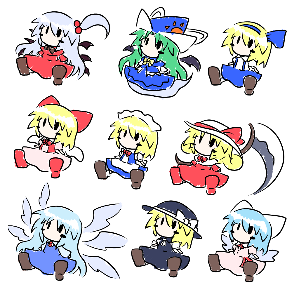 Safebooru - alice margatroid alice margatroid (pc-98) chibi elly ...