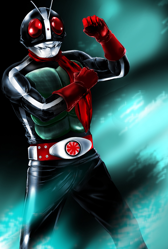 Safebooru - belt kamen rider kamen rider 2 nof pose scarf | 502736