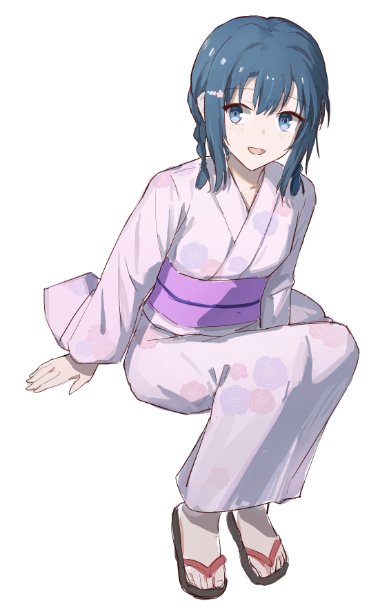 Safebooru - 1girl adachi sakura adachi to shimamura blue eyes blue hair ...