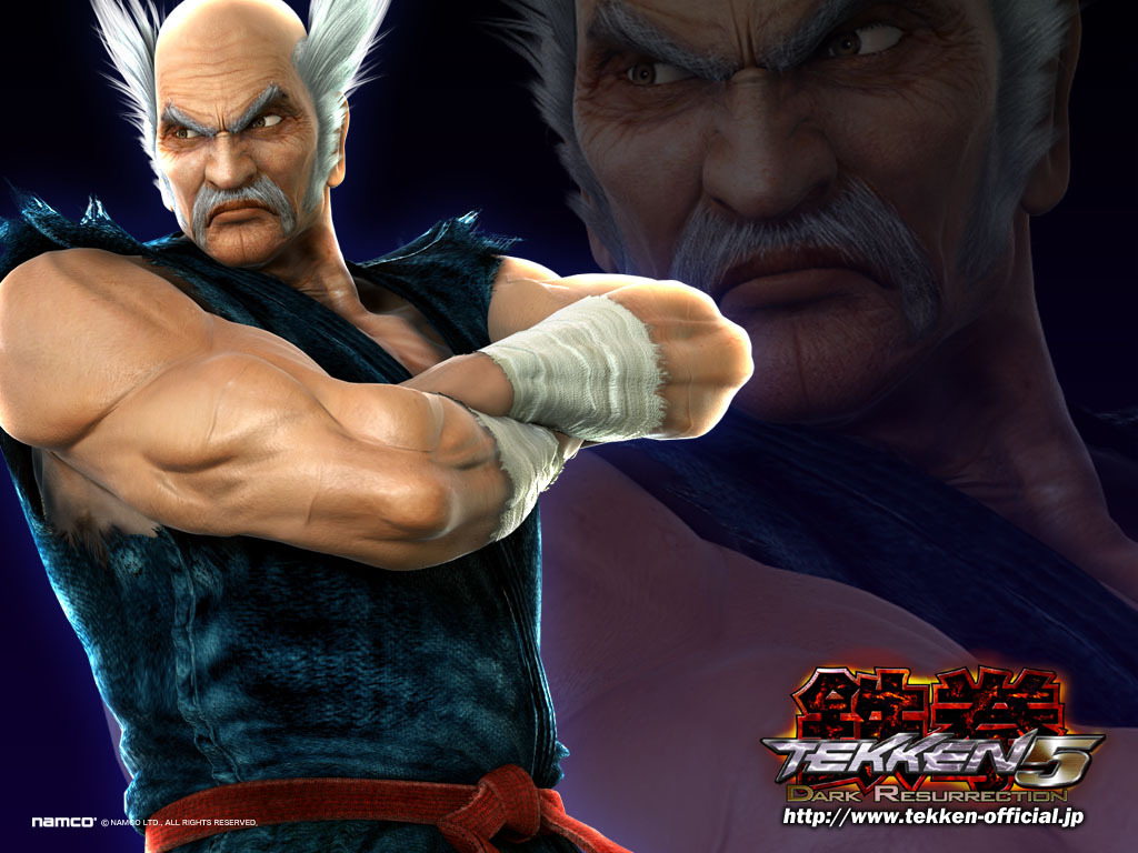 Safebooru - angry grey eyes heihachi mishima male muscles mustache ...