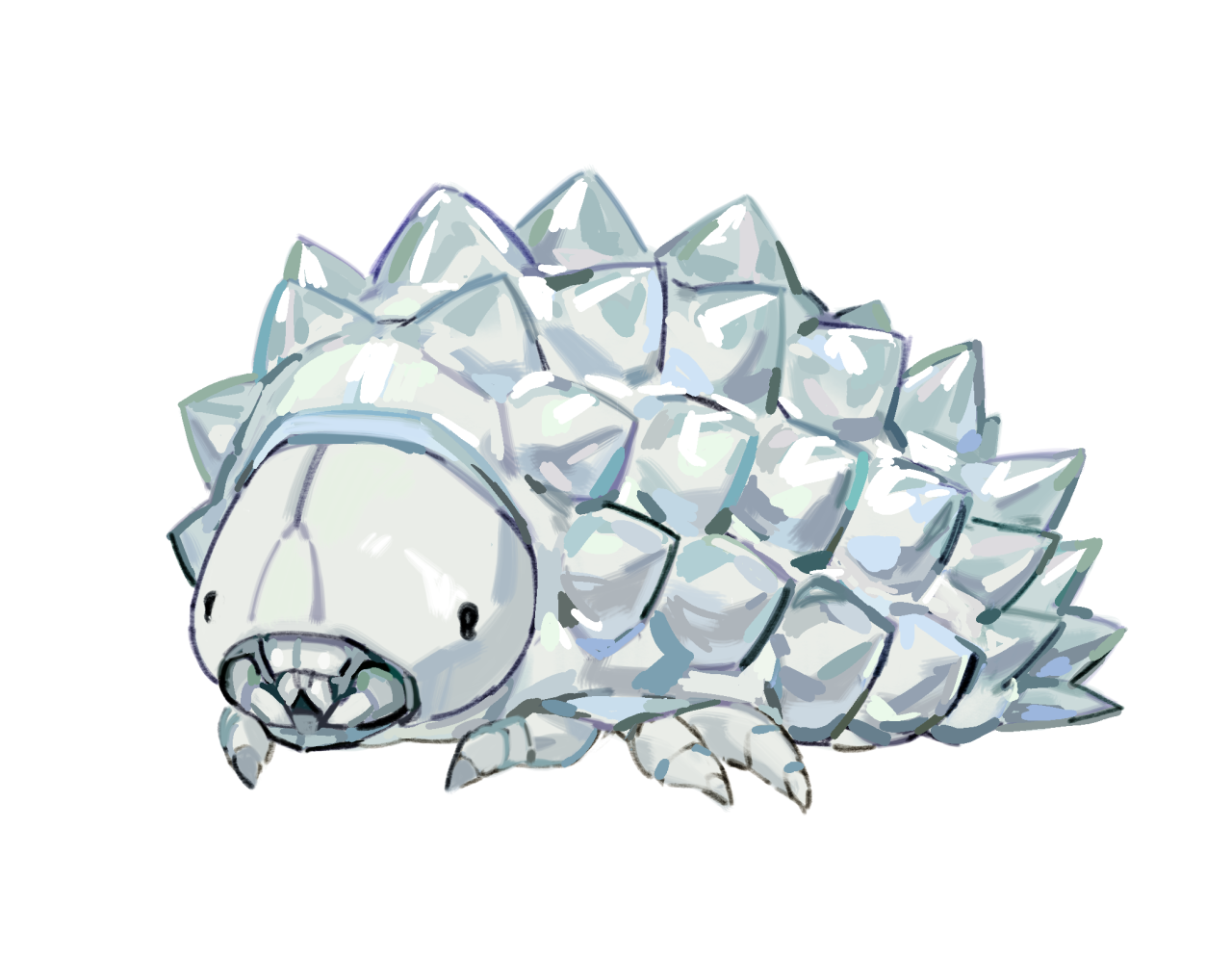 Safebooru - black eyes bug commission full body looking at viewer ...