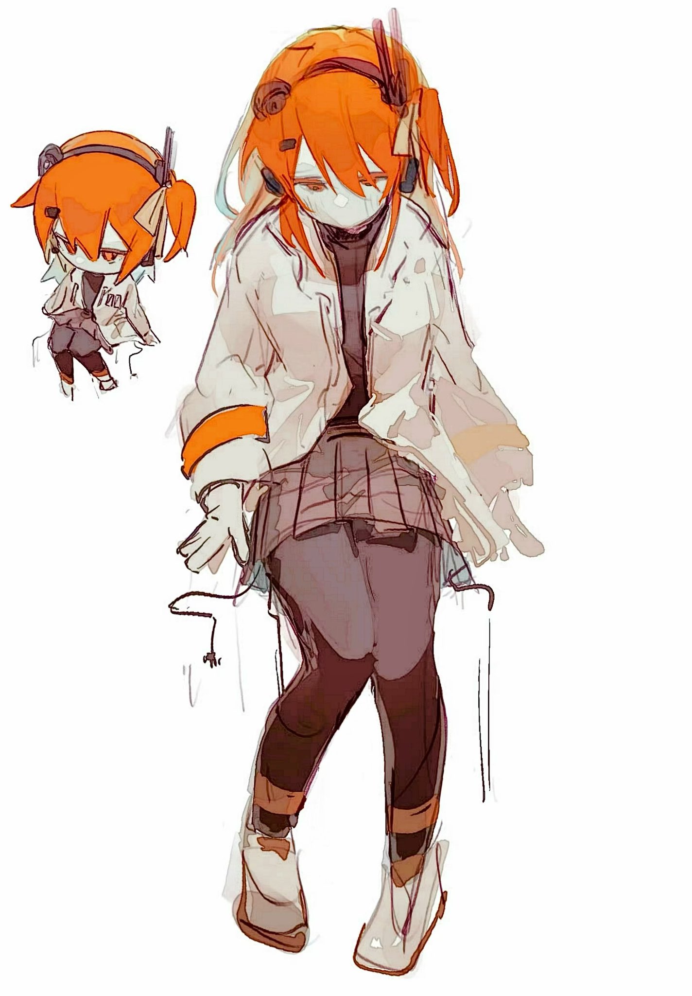 Safebooru - 1girl 67 (kurumiko67) a.i. voice adachi rei full body hair ...