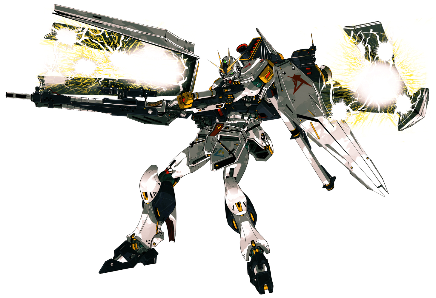 Safebooru - beam rifle cable char's counterattack commentary request ...