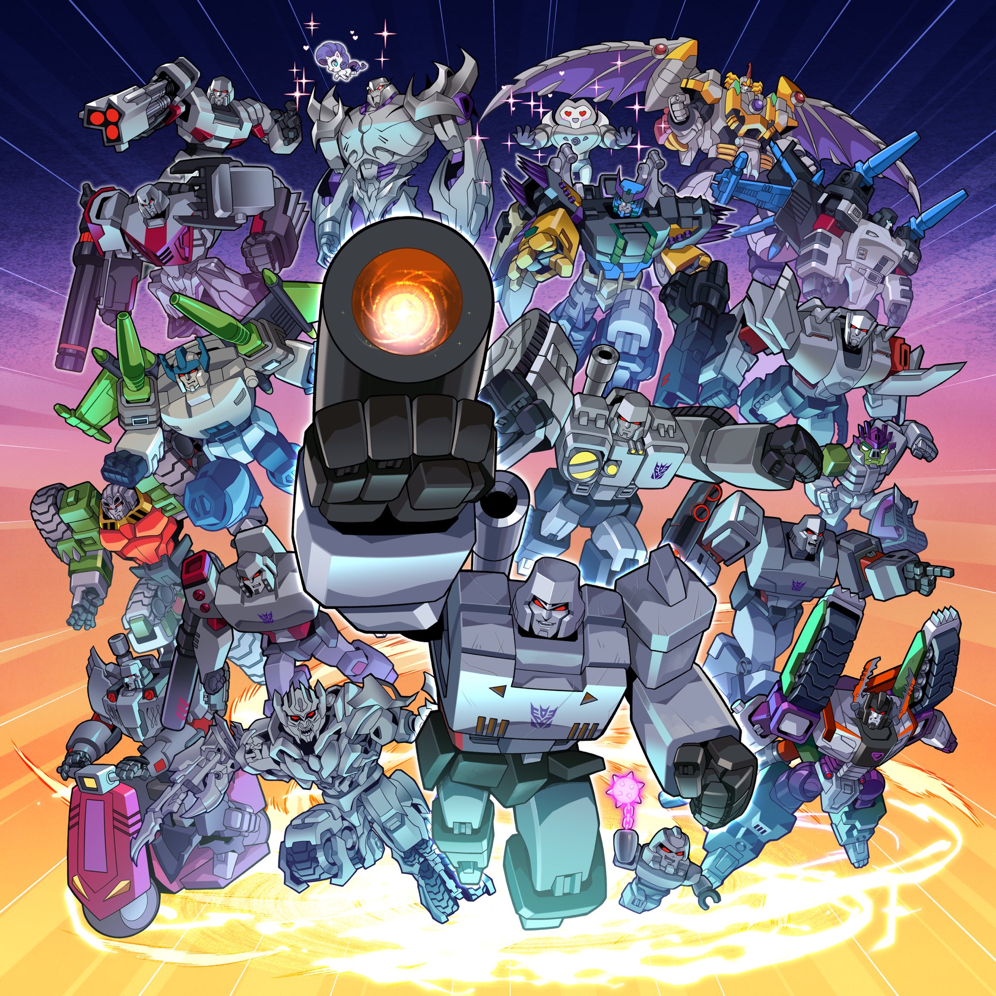 Safebooru - 6+boys arm cannon character request decepticon fusion ...