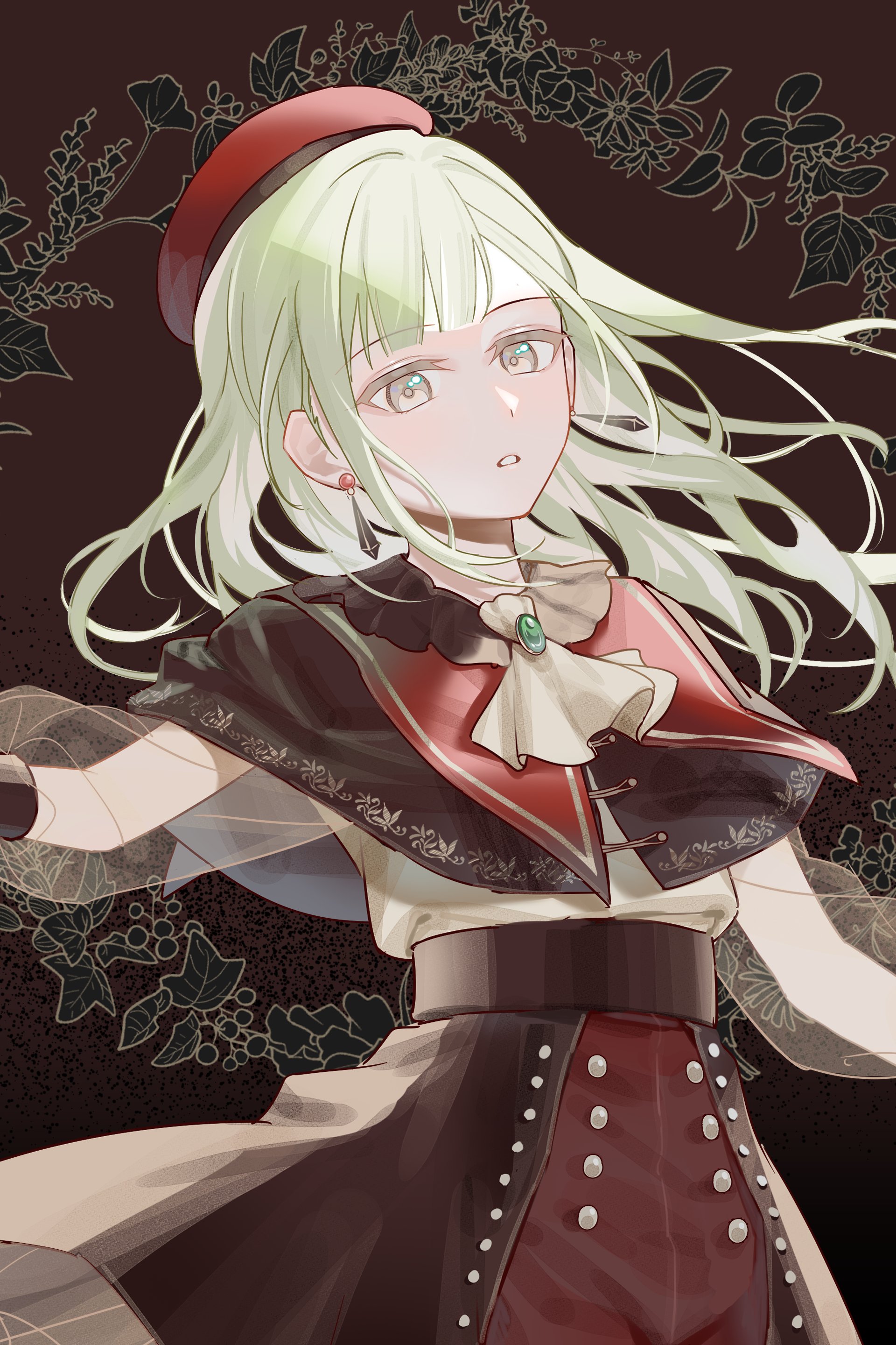 Safebooru - 1girl :o absurdres ascot bang dream! bang dream! it's mygo!!!!! beret black ...