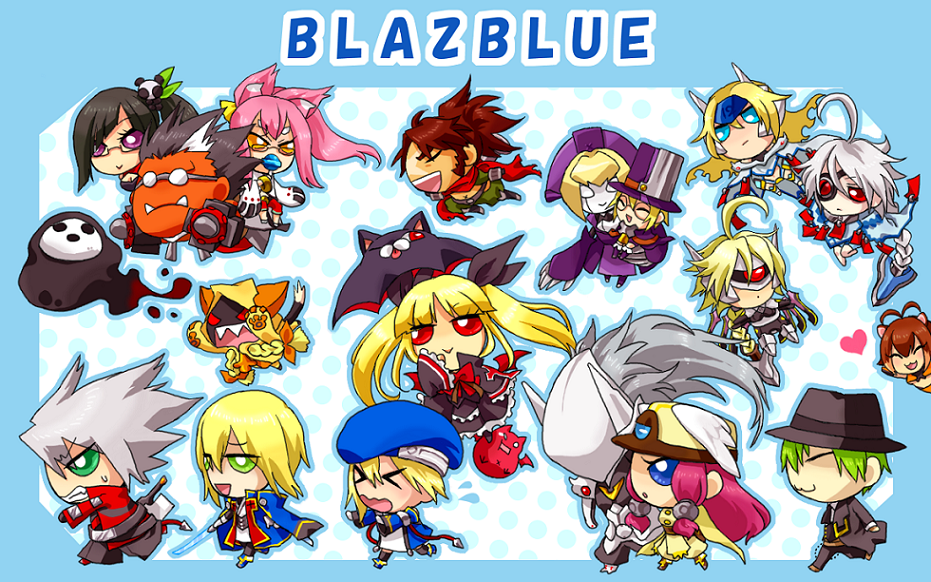 Safebooru - ahoge animal ears arakune beret black hair blazblue blonde ...