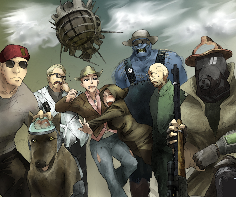 Safebooru - arcade gannon bad id beret blush brain breasts courier ...