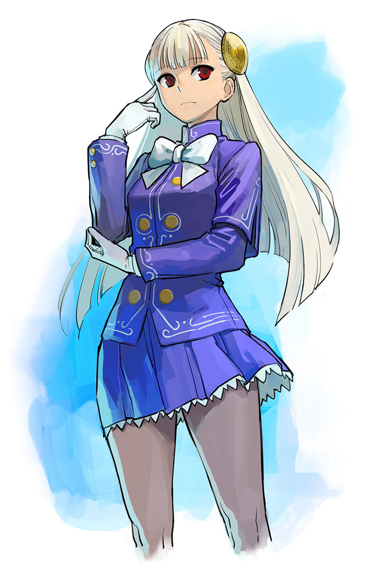 Safebooru - 1girl b suke blonde hair bow bowtie breasts capcom fighting ...