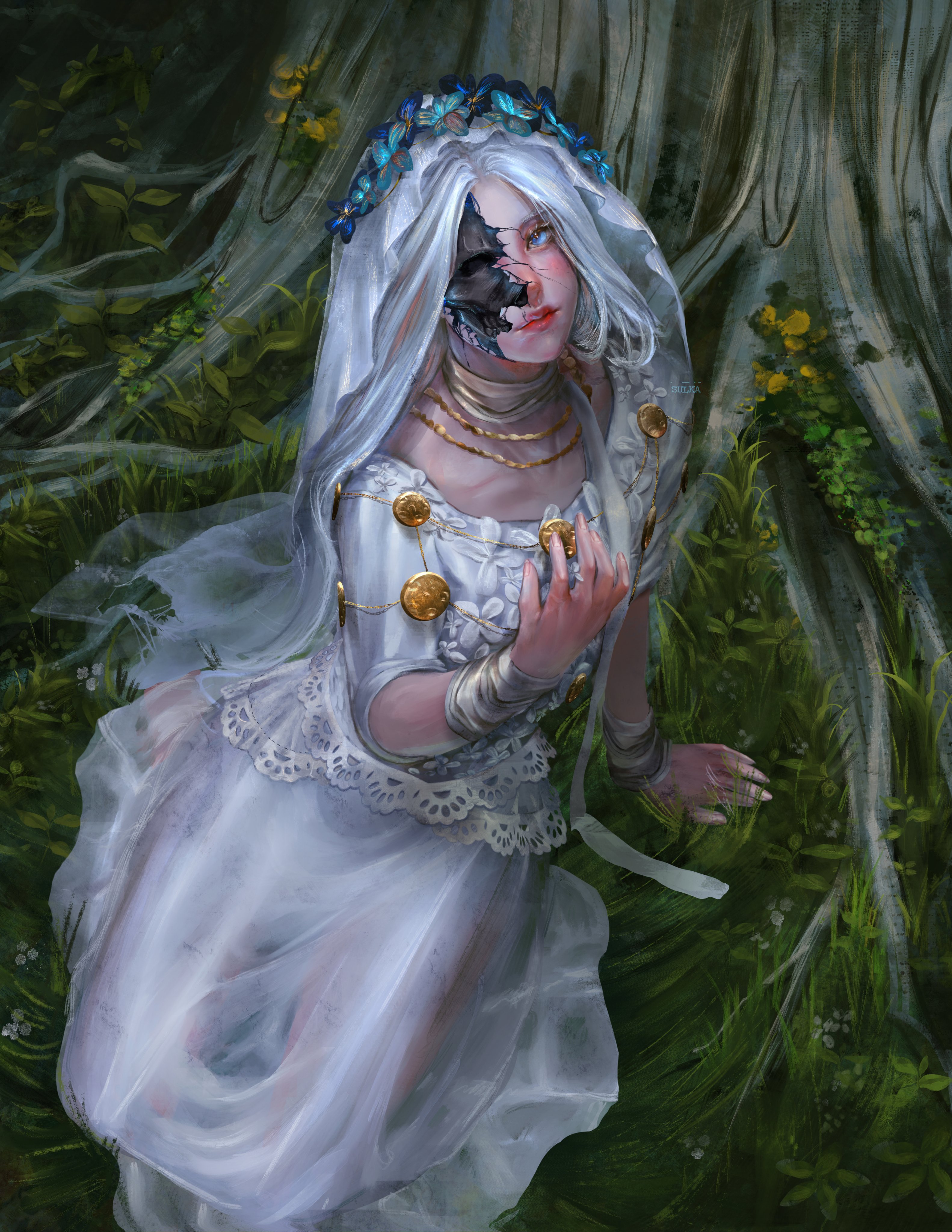 Safebooru - 1girl absurdres artist name bandaged arm bandaged neck ...