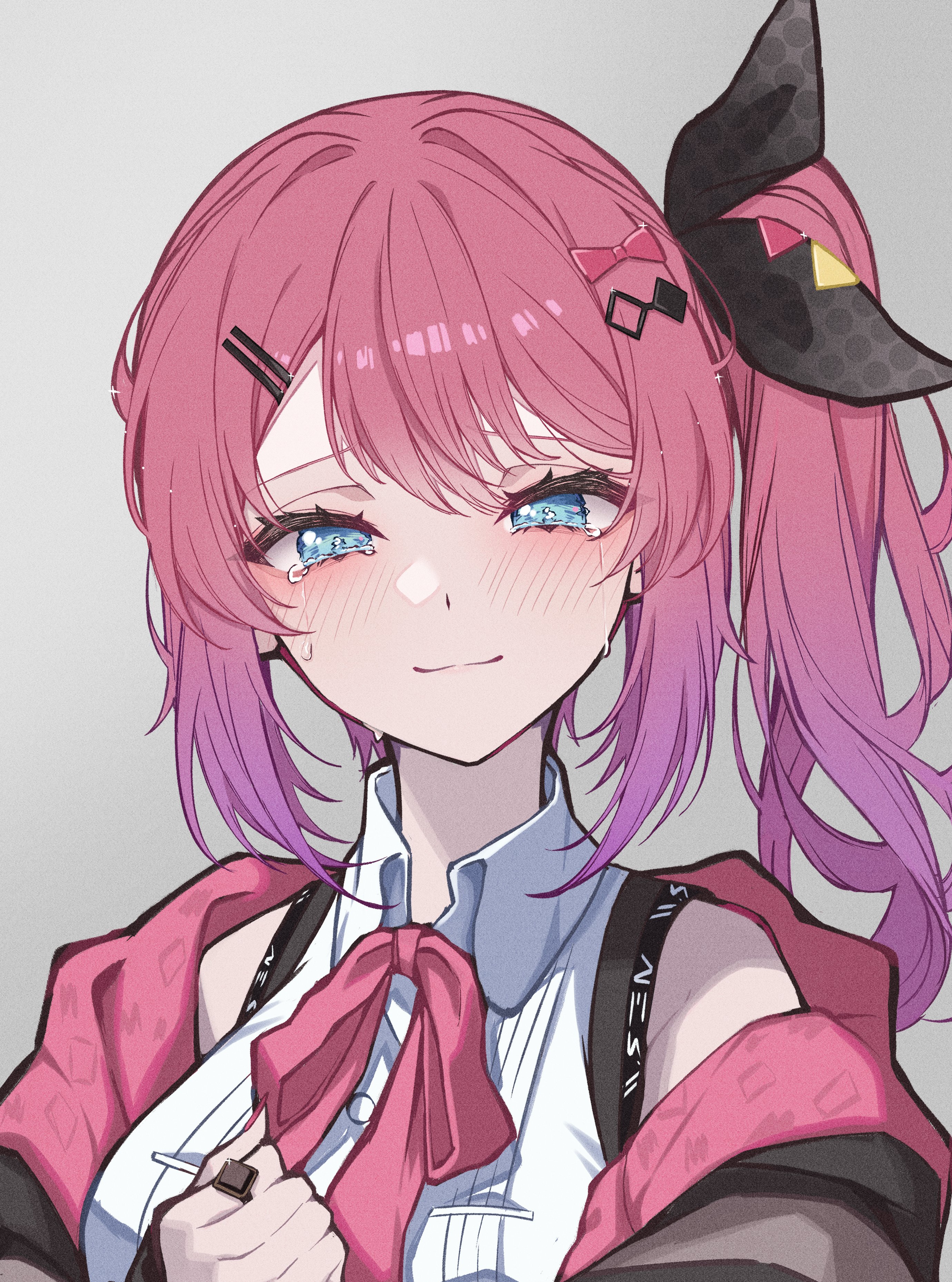 Safebooru - 1girl absurdres blue eyes blush closed mouth commentary ...