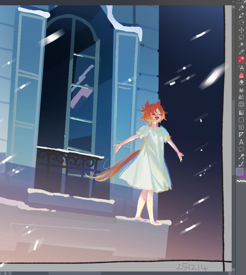 Safebooru - 1girl animal ears art program in frame blush closed eyes ...